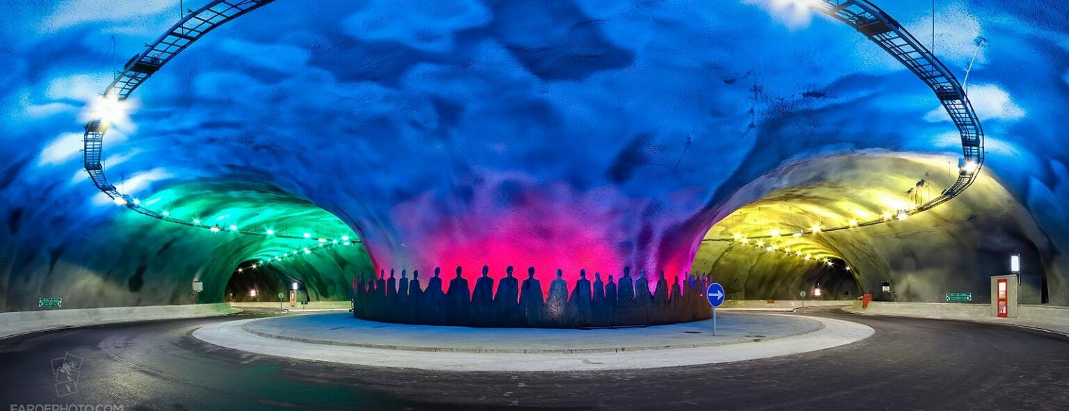 Eysturoyartunnilin | World’s First Under Sea Roundabout | Guide to ...